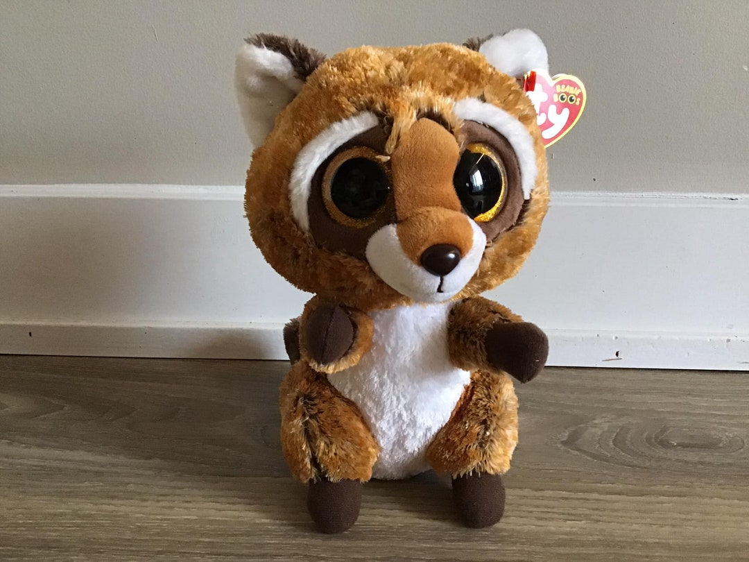 Ty Beanie Boos Collection rusty Racoon 8.5 Plush - Etsy