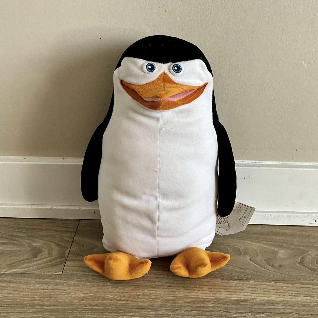 The Penguins of Madagascar Skipper Stuffed Plush Animal - Etsy