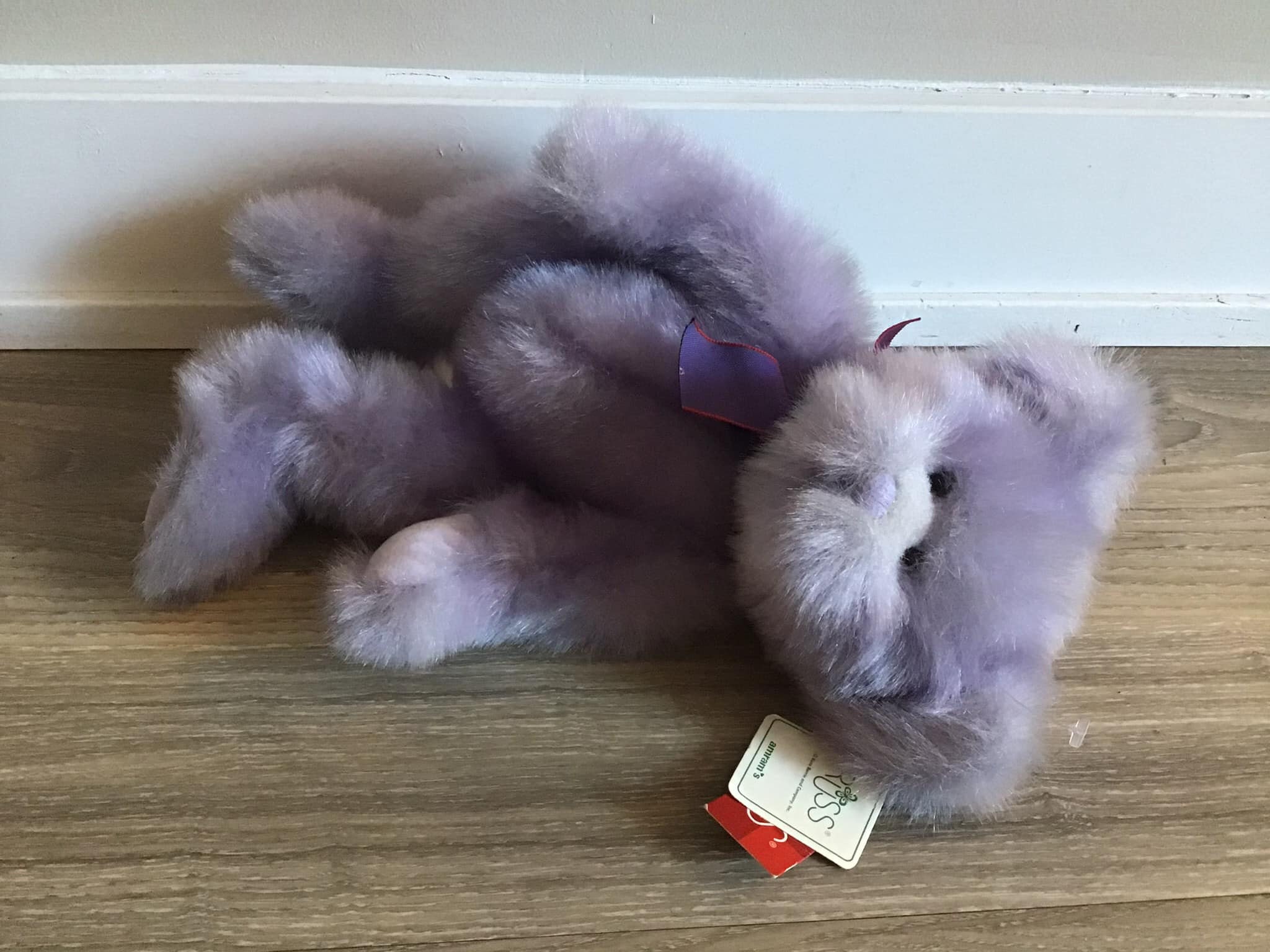 Purple Plush Russ Teddy Bear Aphrodite Stuffed Animal With Tag - Etsy