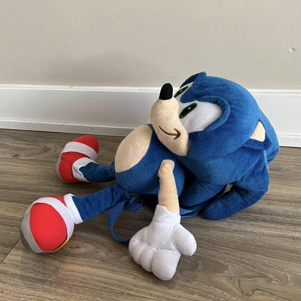 Shin Sonic Plush - Etsy