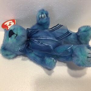 Vintage Ty Blue Plush Teddy Bear Azure Stuffed Animal Toy - Etsy