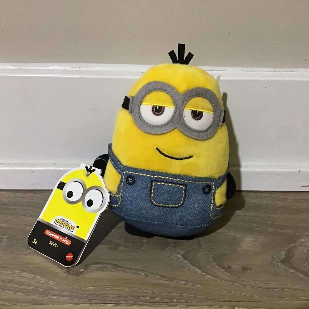 Illumination Minions, Kevin Minion Stuffed Toy Plush Small - Etsy