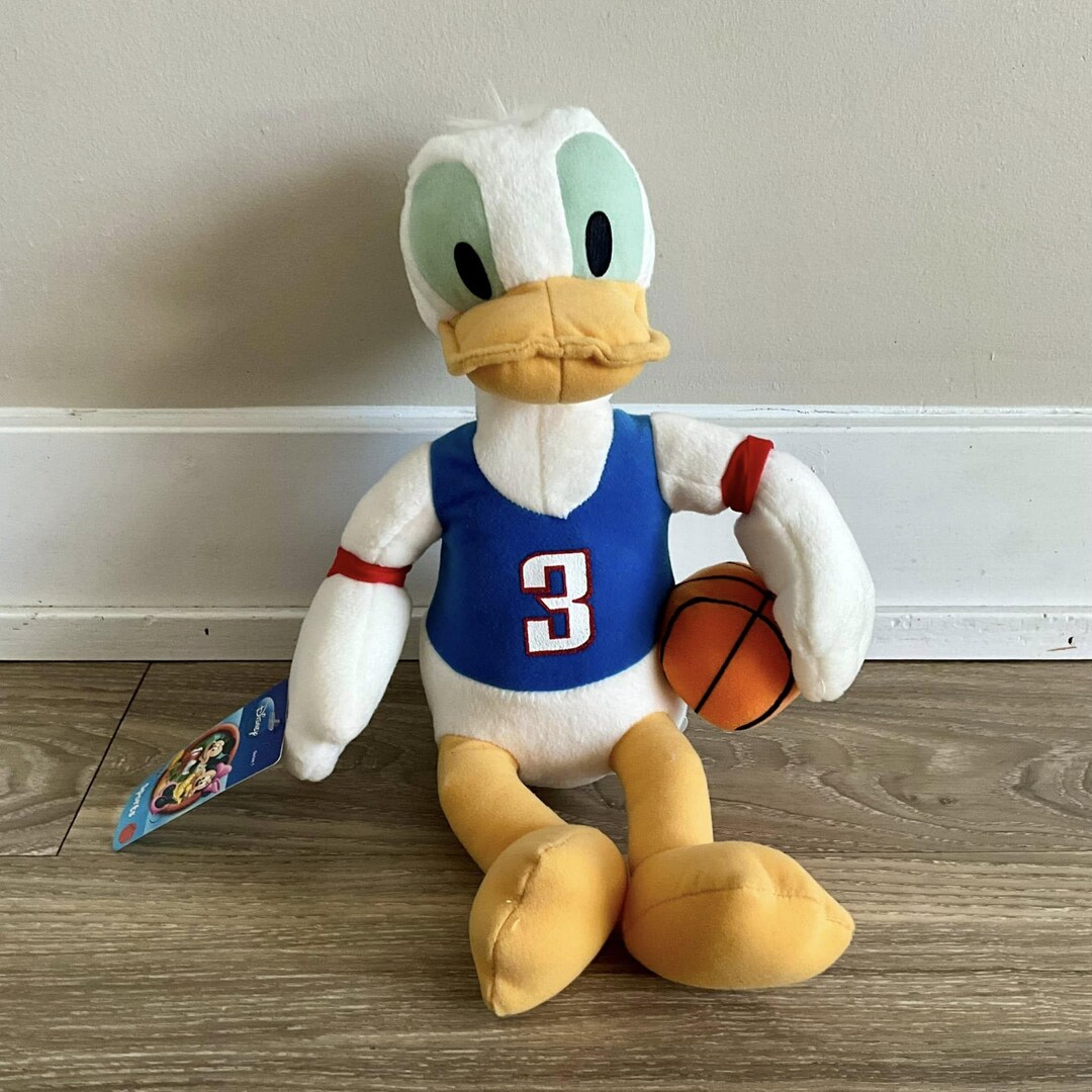 Disney Donald Duck #3 Basketball Player Plush 15". - Etsy
