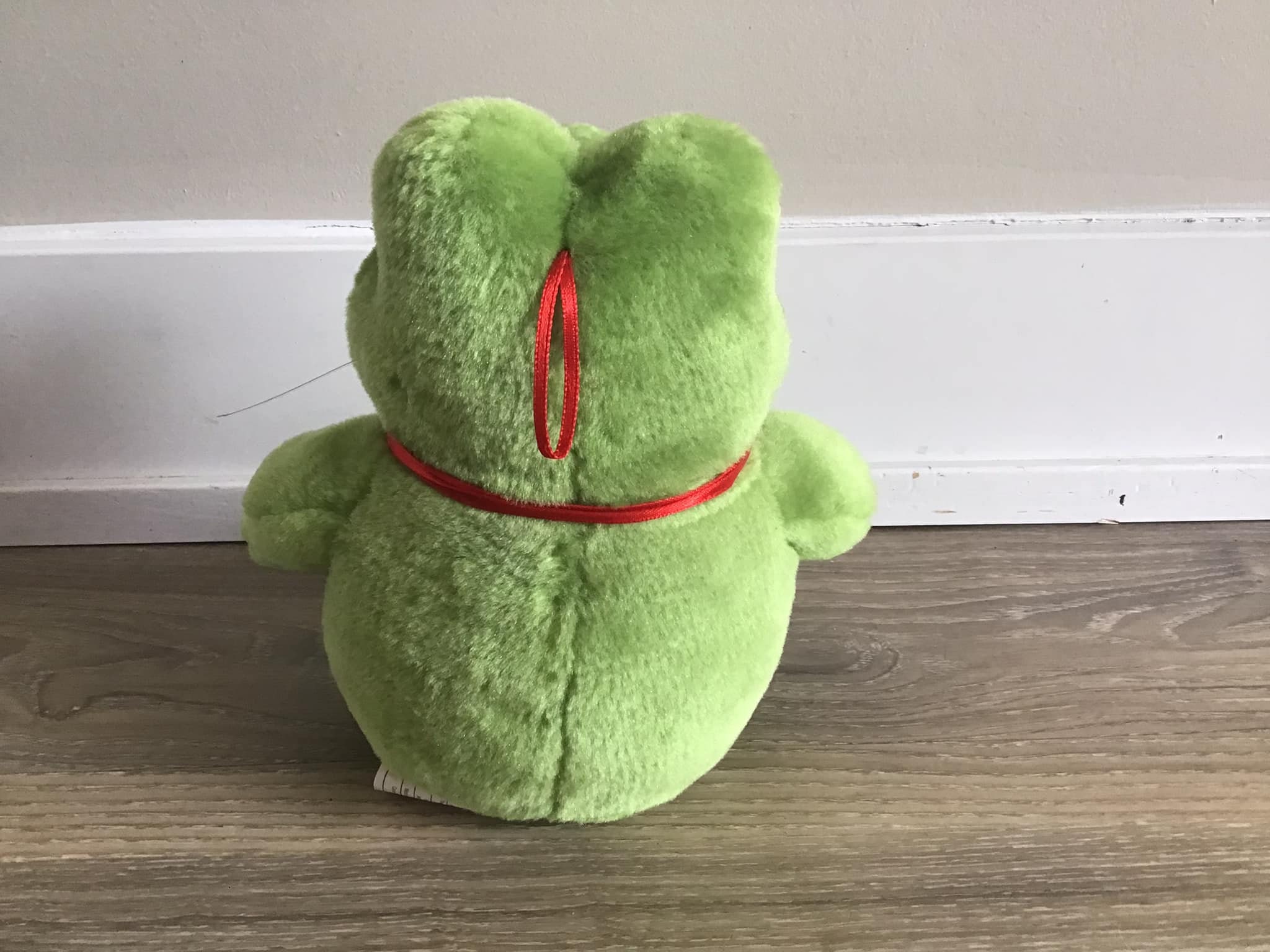 Ganz Green Frog With Red Bow Stuffed Animal Toy Plush 8" - Etsy