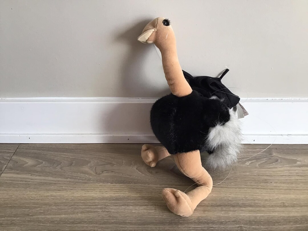 Folkmanis Kid Gloves Ostrich Marionette String Puppet Plush Toy Bird - Etsy