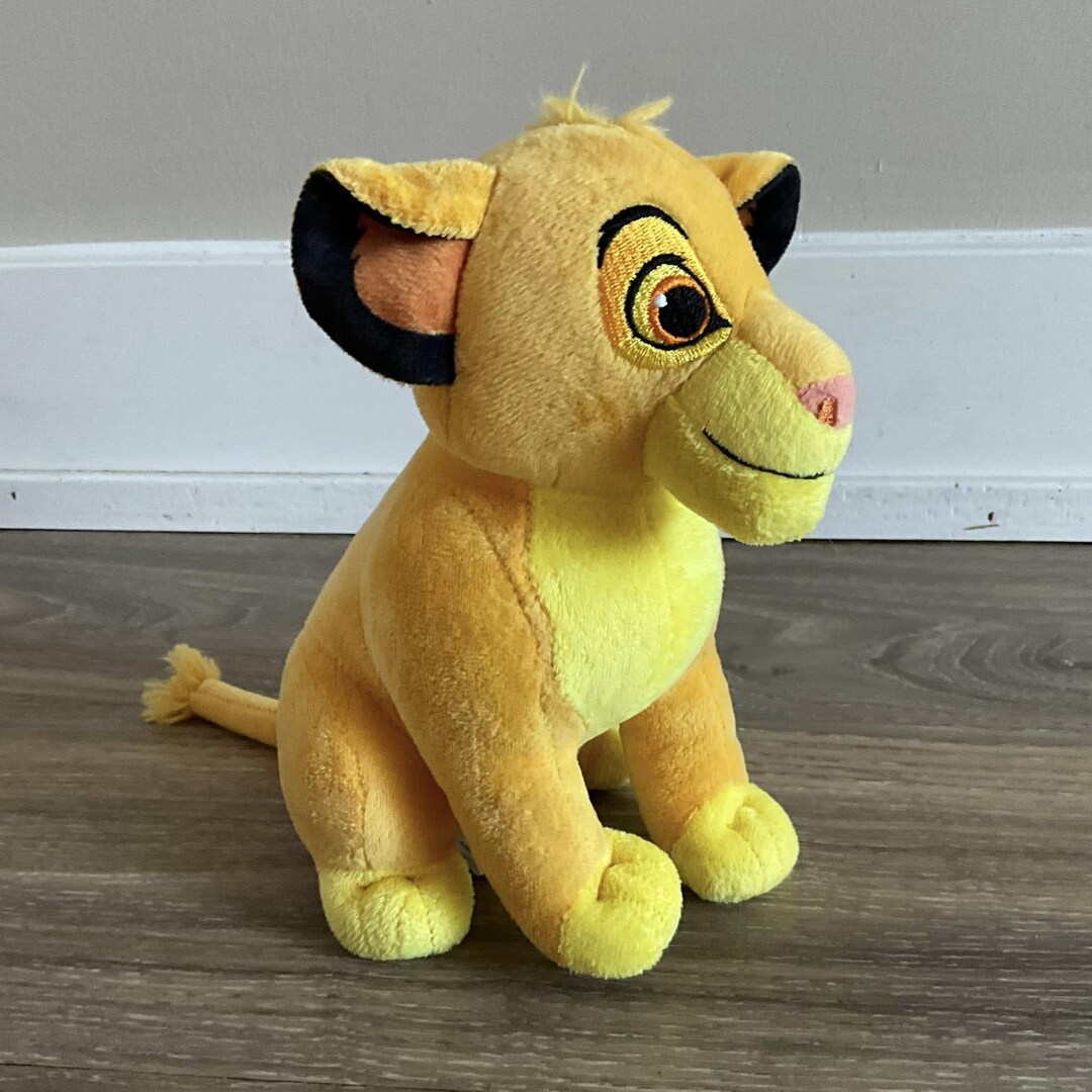 Disney Sit Simba Cute King Lion Plush Toys Simba Soft Stuffed Animal ...