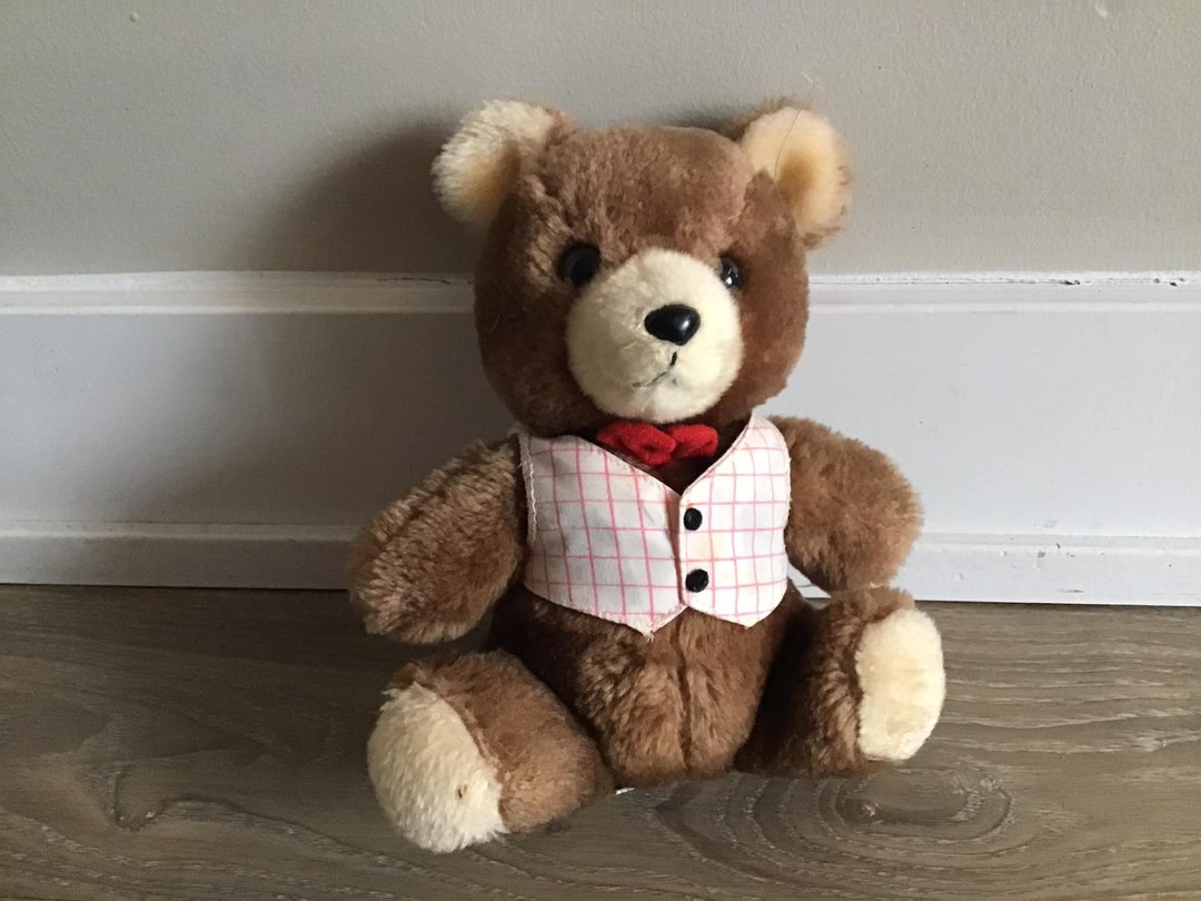 Vintage Dakin Bear Plush 1980 - Etsy