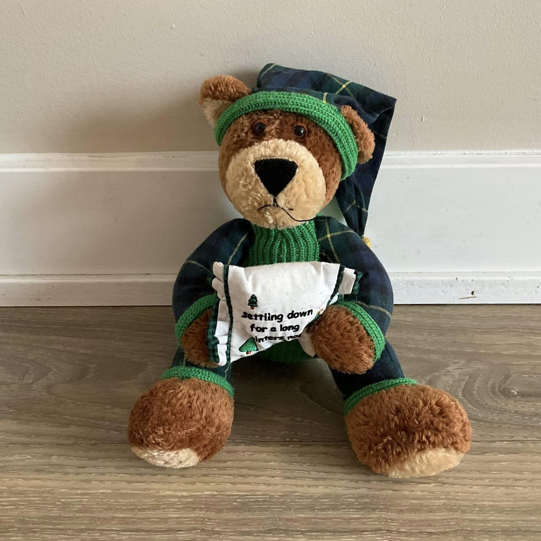 First Main Plush Teddy Bear Sleepyhead Biff - Etsy