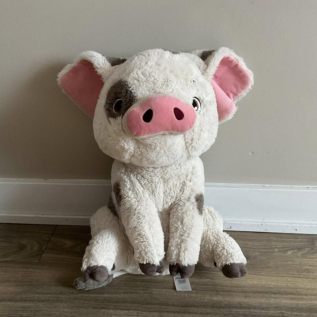 Disney Store Large Jumbo Plush Pua Moana Pet Stuffed Pig Animal Toy - Etsy