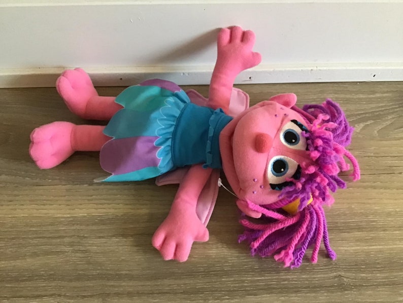 Sesame Street Abby Cadabby Plush Fairy Doll Stuffed Toy Hasbro - Etsy