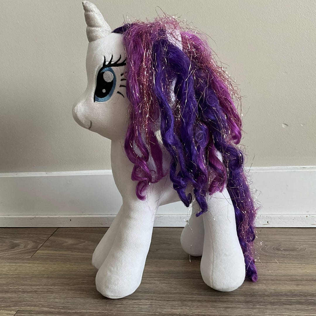 Ty My Little Pony Sparkle Rarity Unicorn Stuffed Animal Plush Toy 15 ...