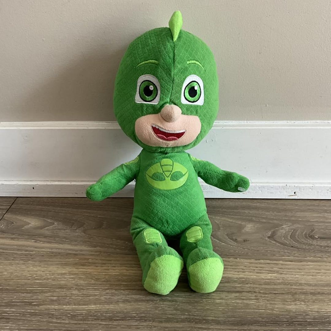 PJ Masks Gekko Stuffed Doll Plush Toy 15" - Etsy Australia