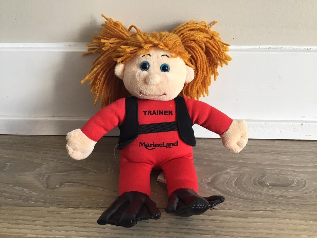 Vintage Marineland Canada Trainer Plush Doll, Trainer Doll With Scuba ...
