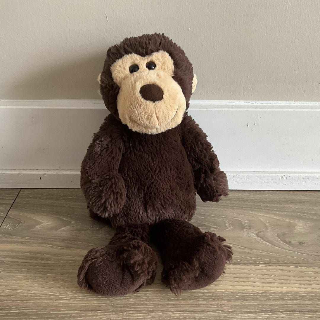 Ty 'mookie' the Brown Monkey Plush Super Cuddly Baby Plush - Etsy