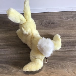 Vintage AURORA Bunny Rabbit 9 Plush Toy Stuffed Animal Soft Yellow ...