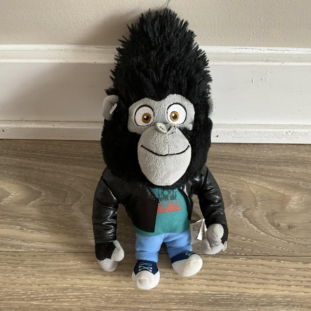 Universal Studios Sing 2 Johnny Gorilla Plush Stuffed Animal RARE - Etsy