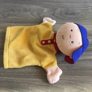 Caillou Plush Doll Toy 2001 Hand Puppet Vintage - Etsy
