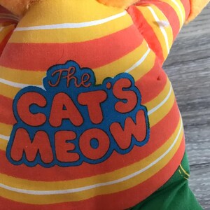 Vintage Knickerbocker 1981 Heathcliff Cats Meow Plush Stuffed Animal 11 ...