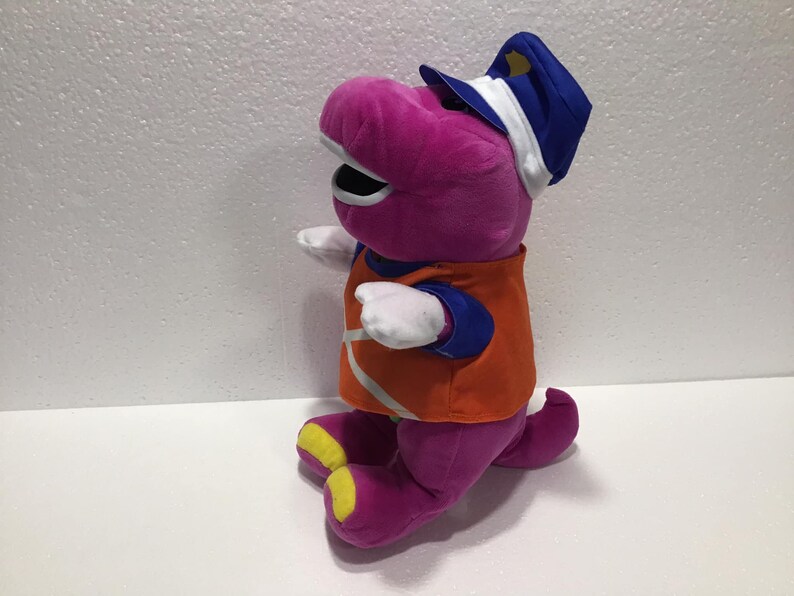 Fisher-price Barney 12” Crossing Guard Plush Toy Doll - Etsy