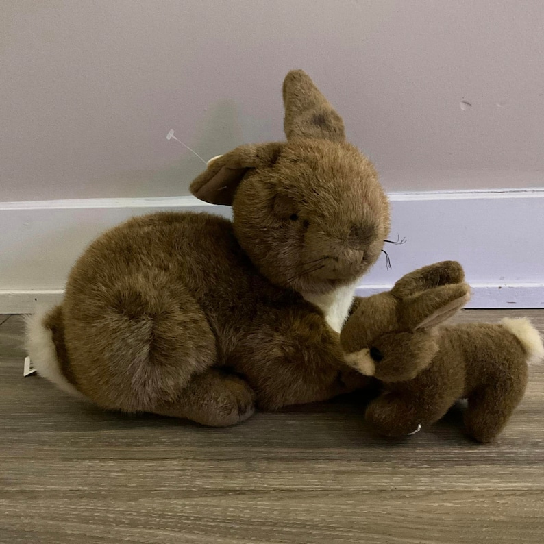 Ganz the Heritage Collection Plush Momma Bunny Rabbit & Baby - Etsy