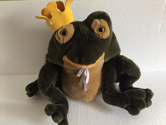 Vintage DAKIN Frog Prince Plush Stuffed Animal 1989 - Etsy