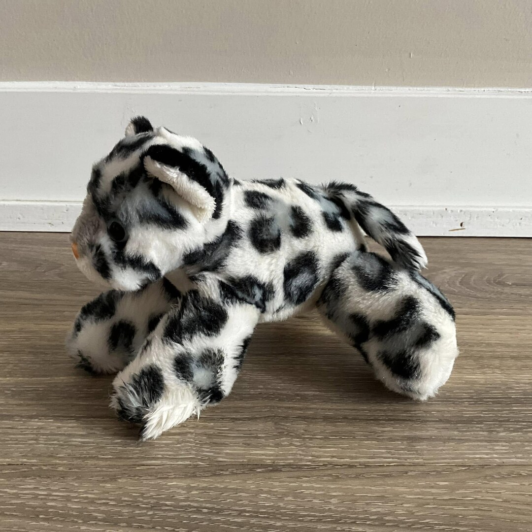 Telus Critter Plush Snow Leopard Kitten Stuffed Animal Cat Toy - Etsy