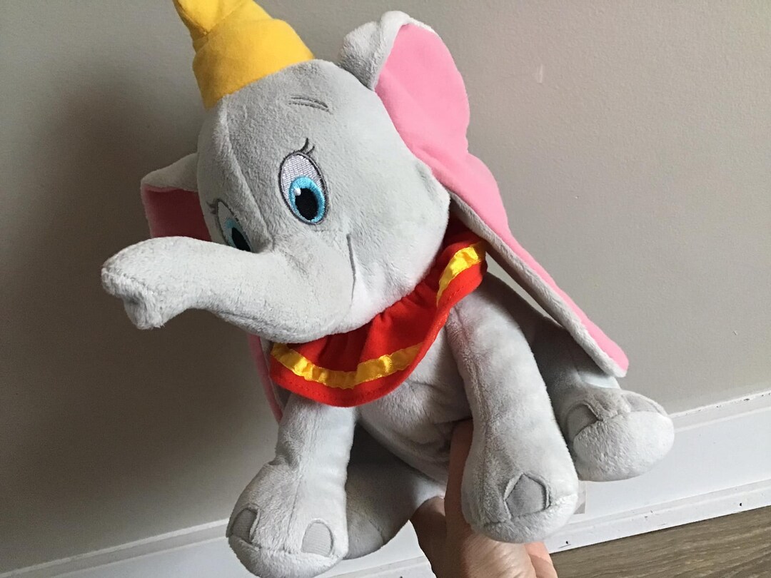 Dumbo Plush Elephant Stuffed Animal Soft Toy - Etsy