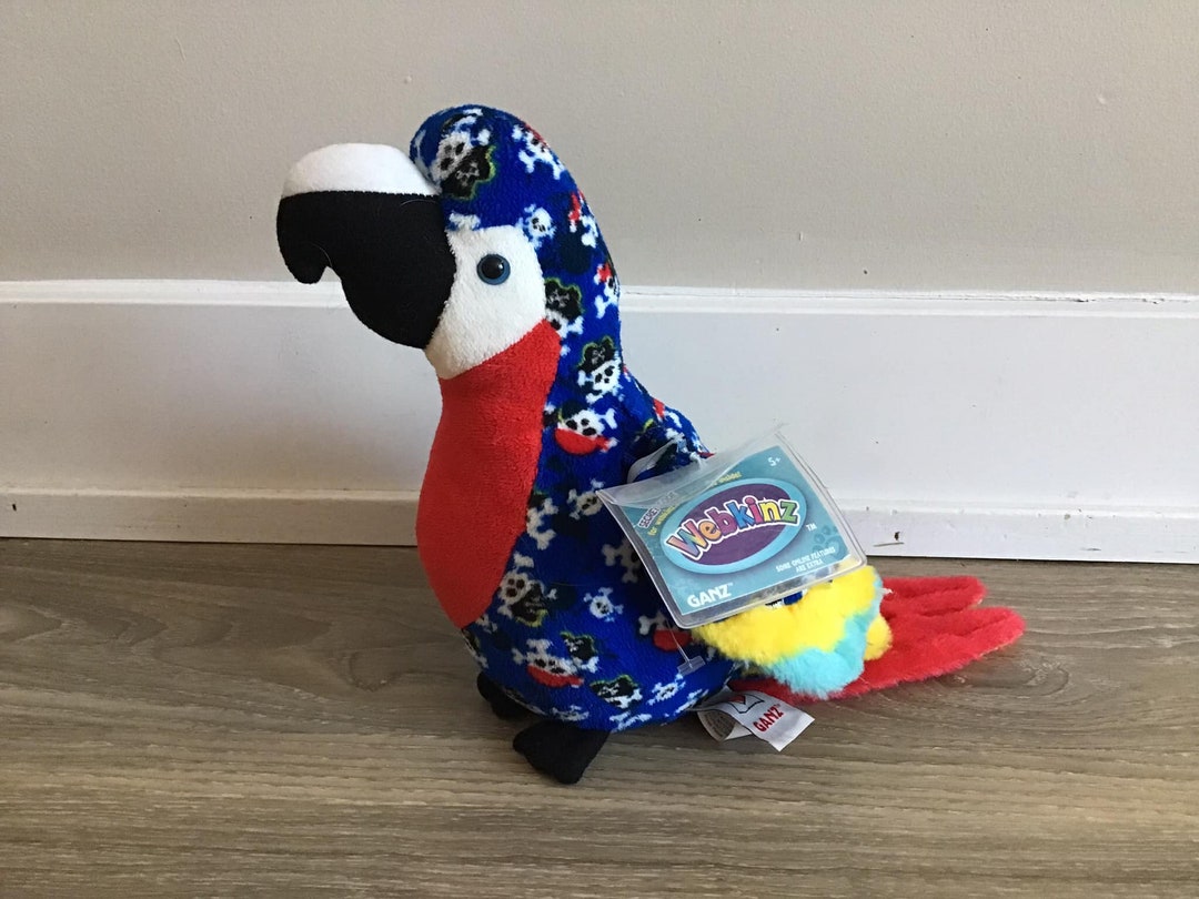Webkinz Pirate Parrot Plush Bird - Etsy