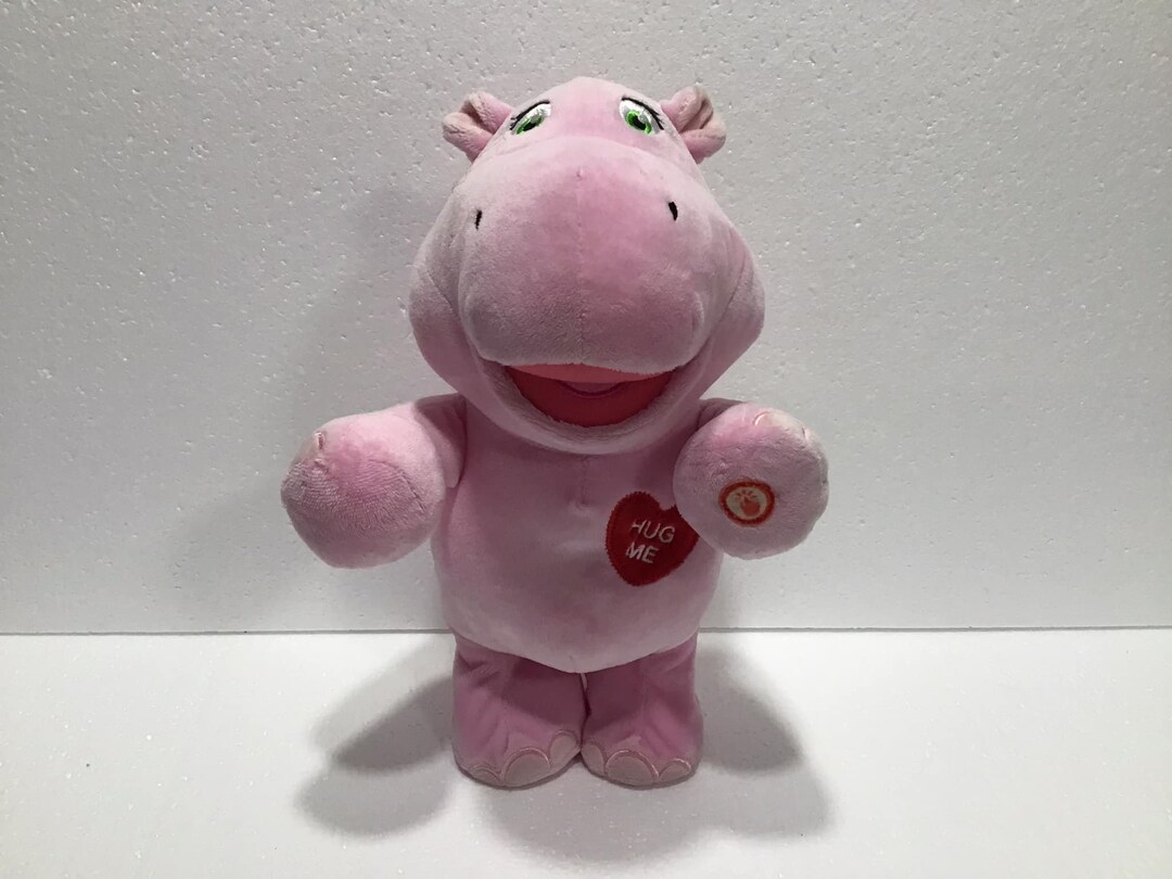 Hug Me Hippo Interactive Stuffed Animal Toy - Etsy