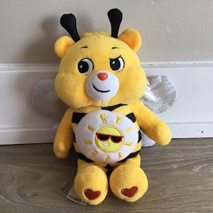 Care Bear Funshine Bee Stuffed Animal Plush Toy 10" - Etsy