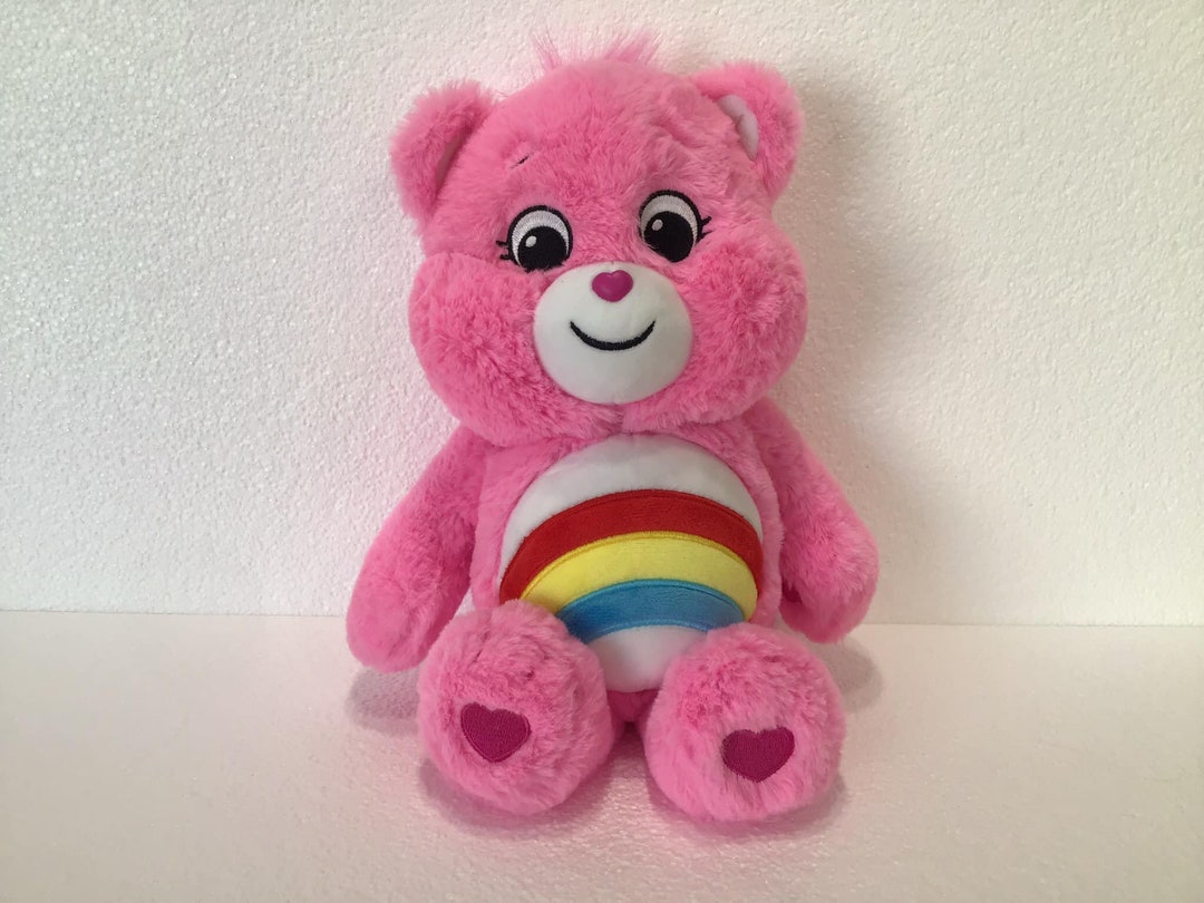 Care Bears Cheer Bear Rainbow Bear Plush, Cheer Care Bear, Cheer Care ...