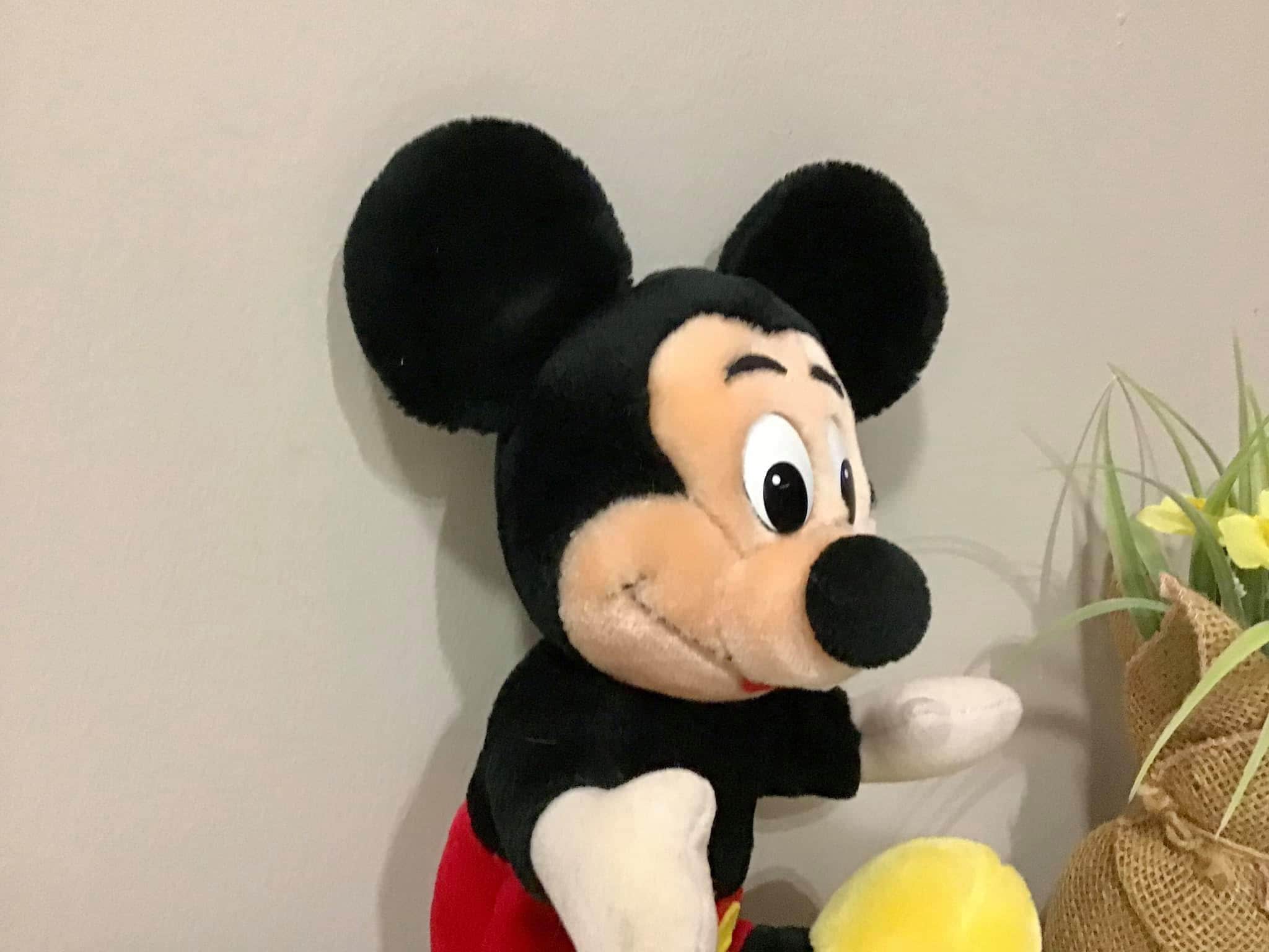Walt Disney World Mickey Mouse Plush Mickey Mouse Vintage | Etsy