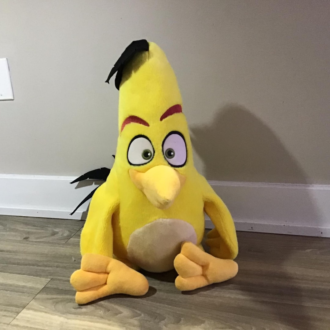 Angry Birds Yellow Chuck Bird Stuffed Animal Toy Large 18 ...