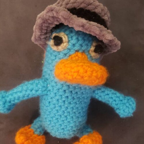 Perry the Platypus Perry the Inaction Figure - Etsy