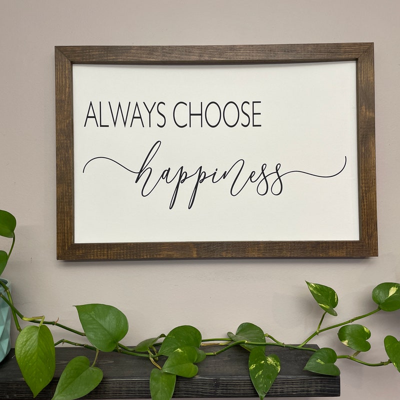 Choose Happiness - Etsy