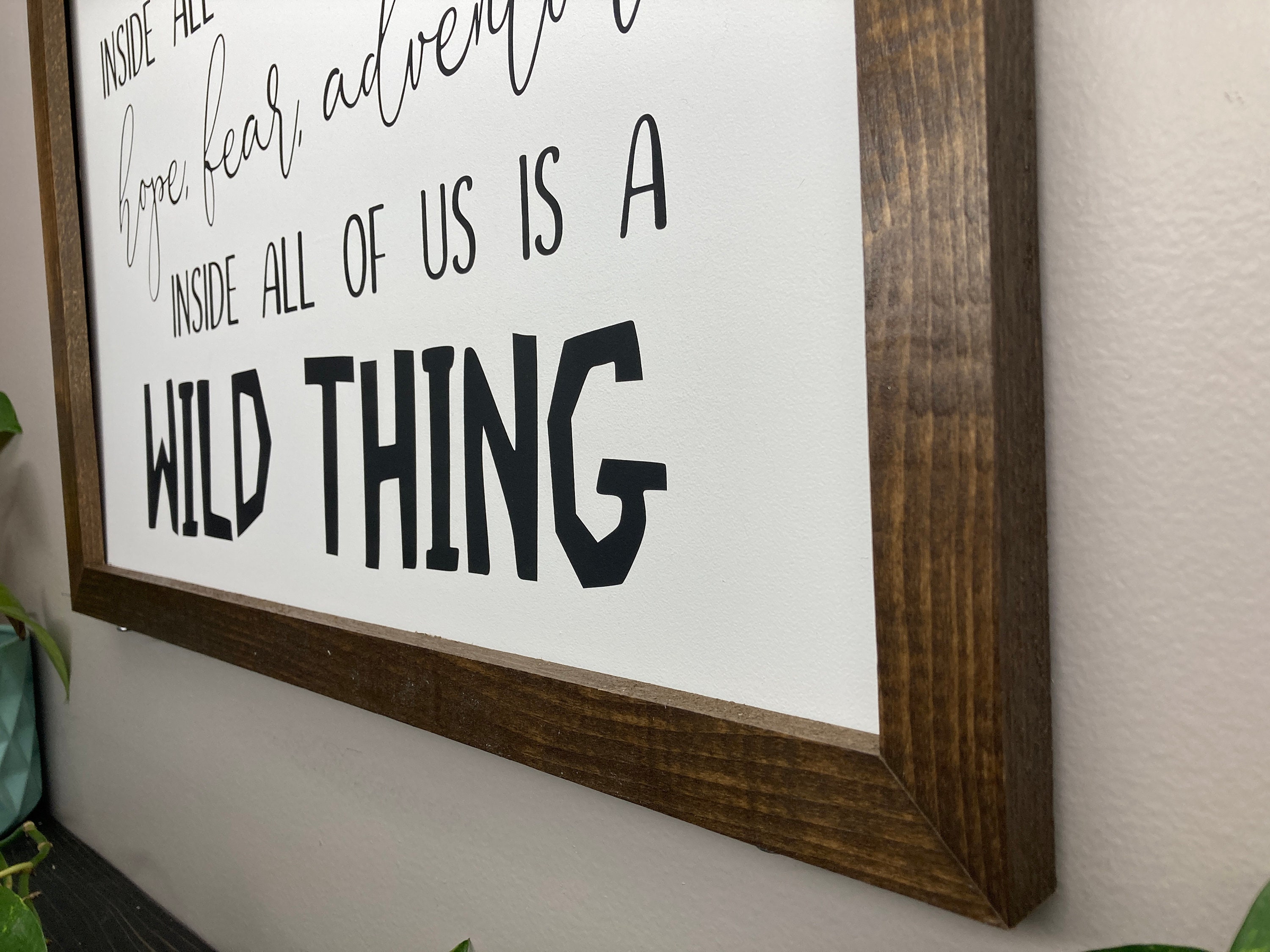 Inside All of Us is a WILD THING - Etsy