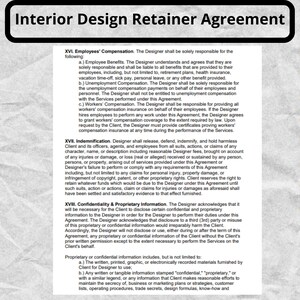 Interior Design Retainer Agreement- Interior Design Retainer Agreement ...