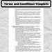 Terms and Conditions Templates - Terms and Conditions Forms - Terms and ...