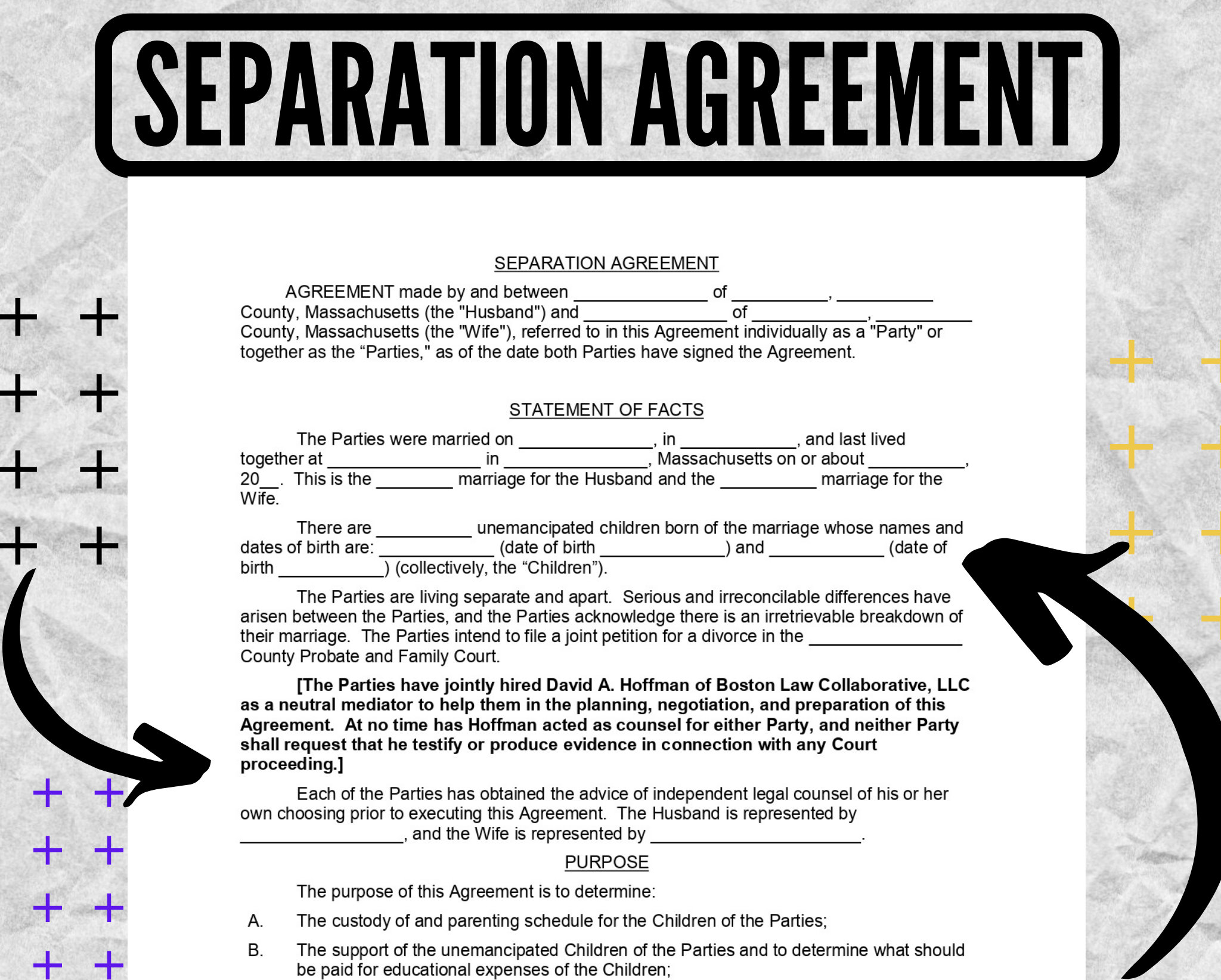 Separation Certificate Template