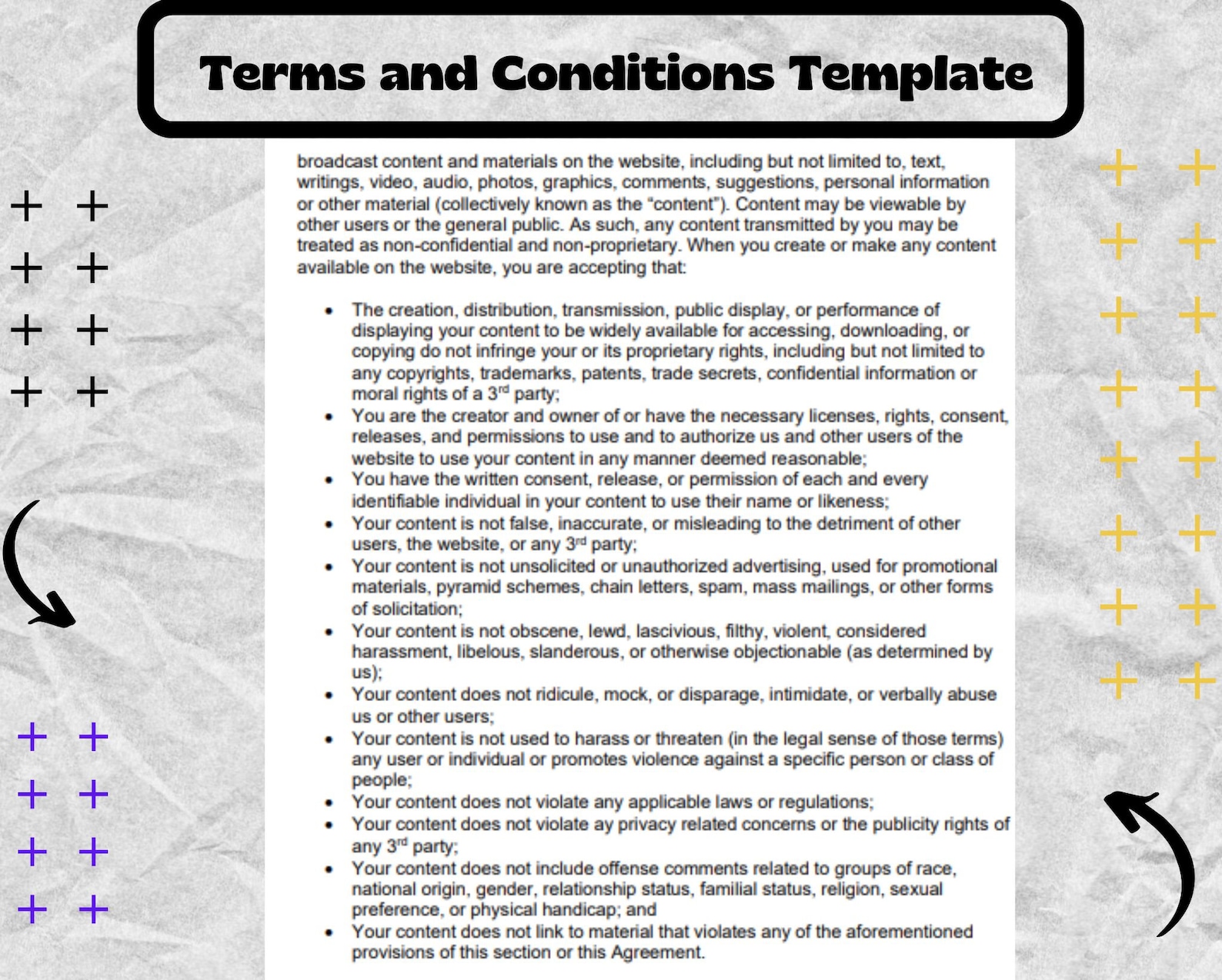 Terms and Conditions Templates - Terms and Conditions Forms - Terms and ...
