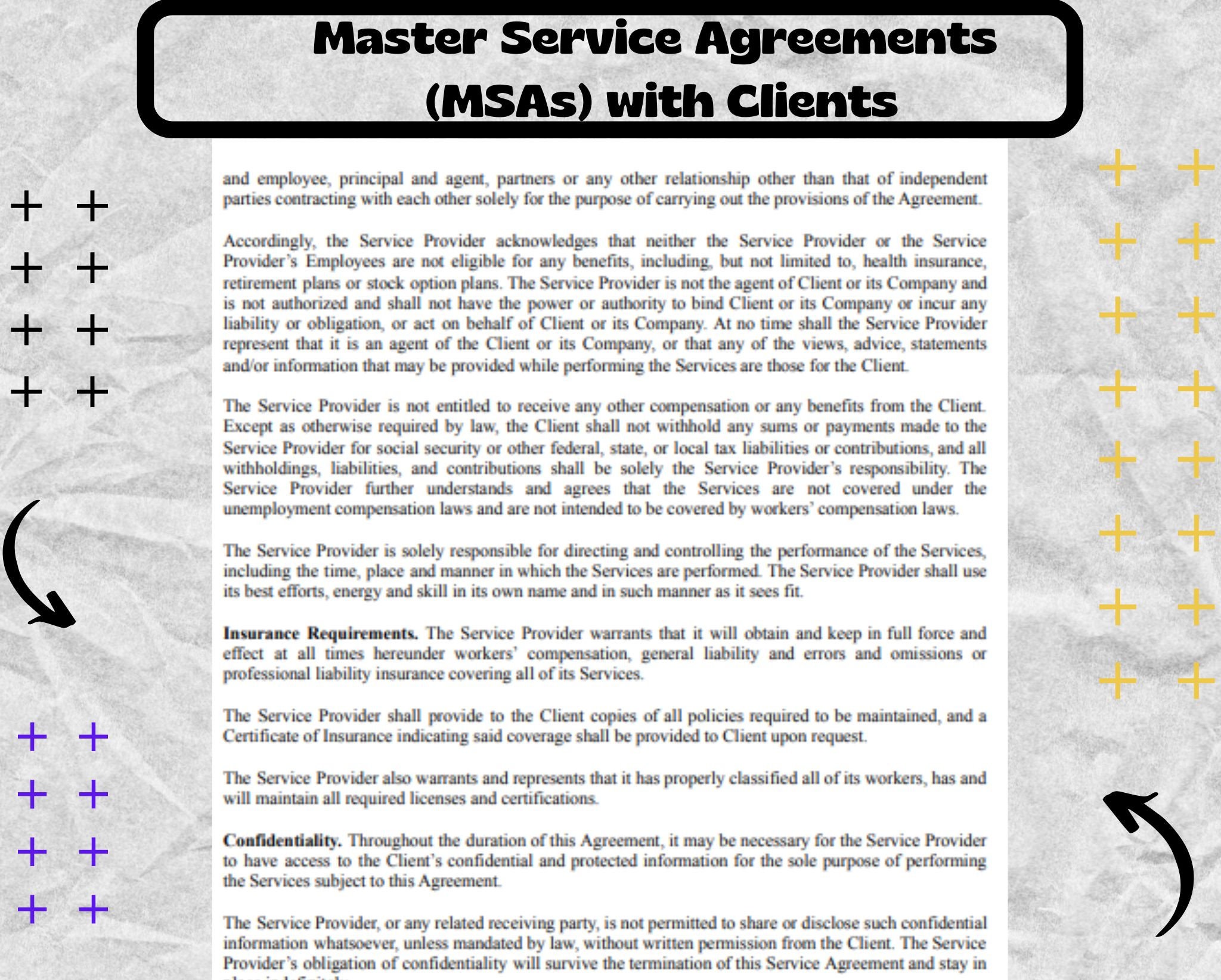 Master Service Agreement Msa Forms - Master Service Agreement Msa ...
