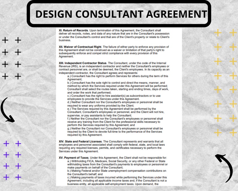 Design Consultant Agreement- Design Consultant Agreement Template - Design Consultant Agreement ...
