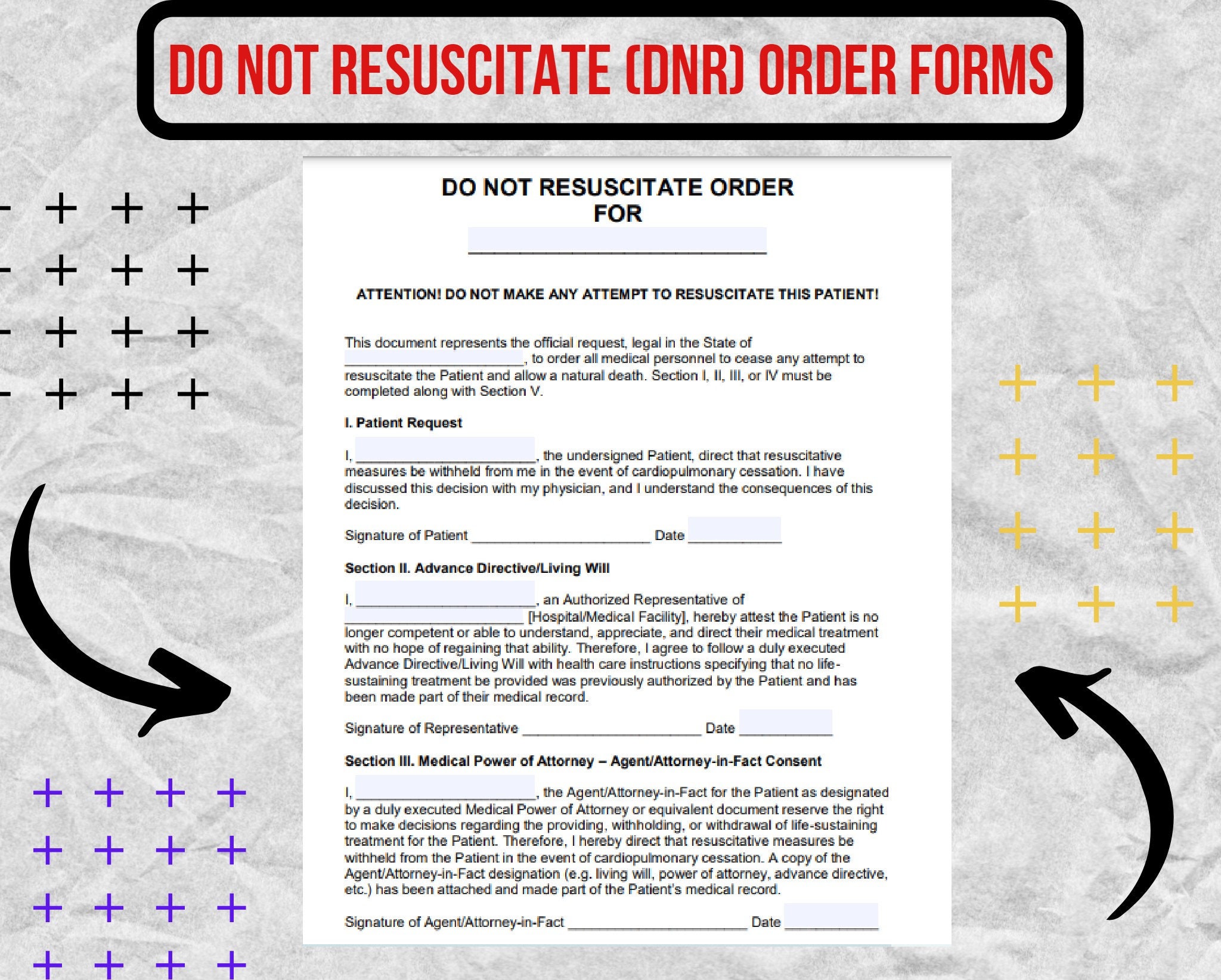 Do Not Resuscitate Order - Do Not Resuscitate (DNR) Order Forms - Do ...