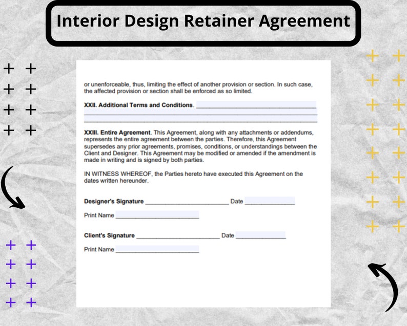 Interior Design Retainer Agreement- Interior Design Retainer Agreement ...