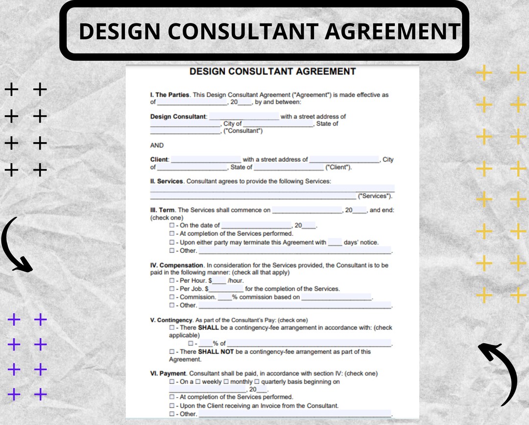Design Consultant Agreement- Design Consultant Agreement Template ...