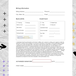 Credit Card Authorization - Credit Card Authorization Form -client ...