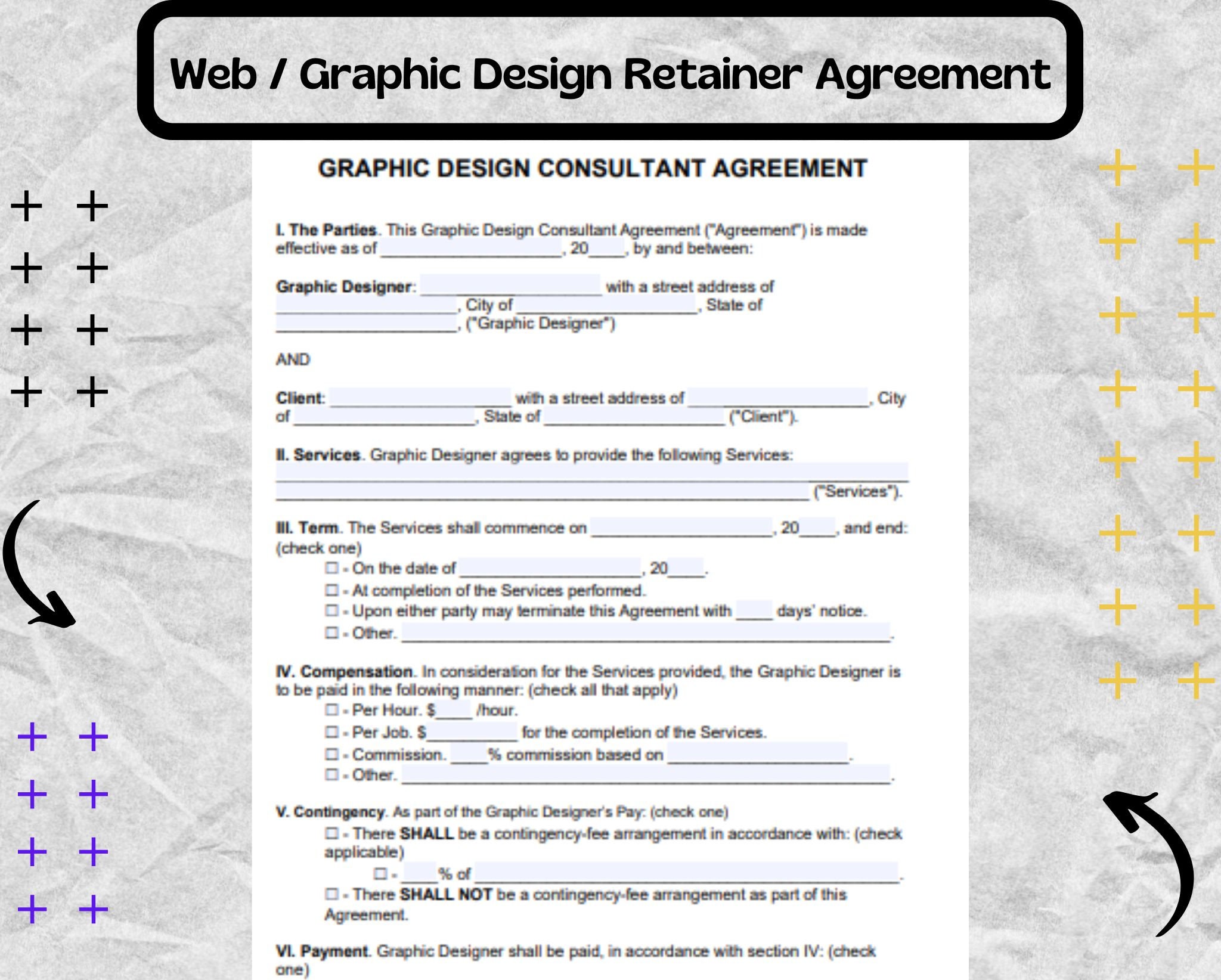 Web Graphic Design Retainer Agreement - Web Graphic Design Retainer ...