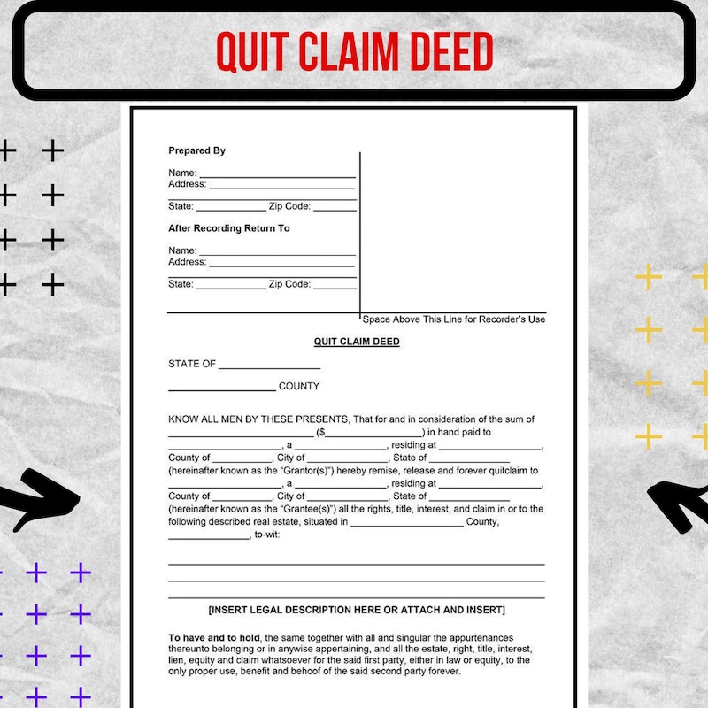 Florida Quit Claim Deed - Etsy