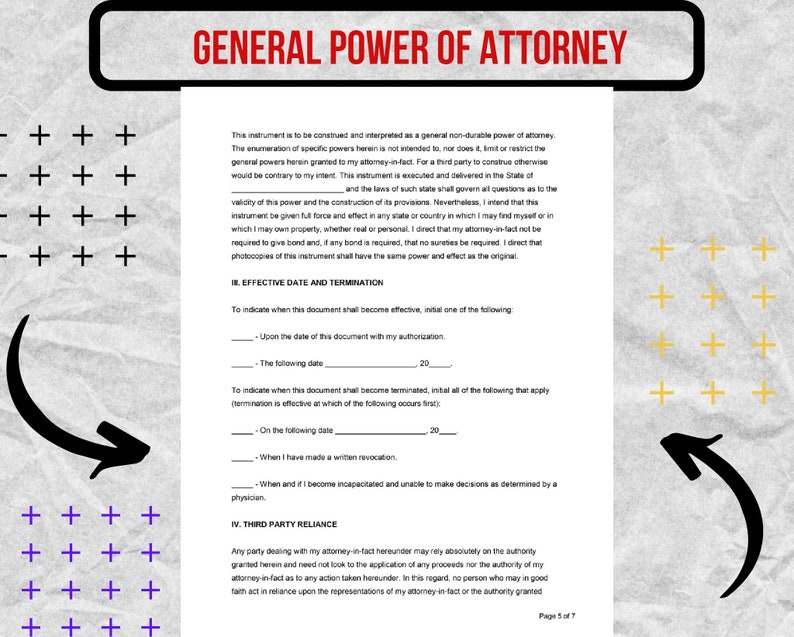General Power of Attorney - General Power of Attorney Form - General ...
