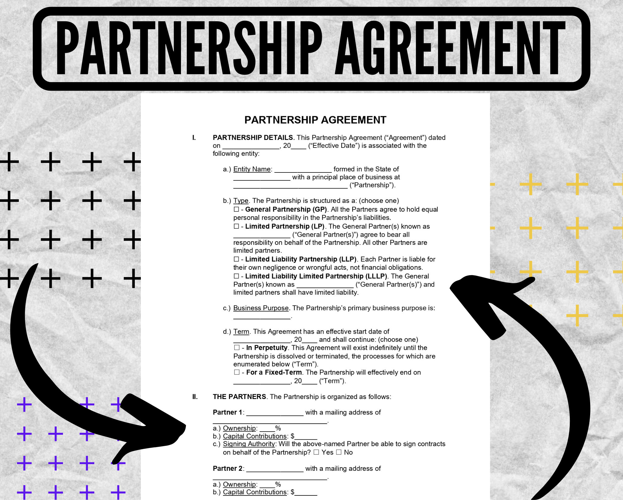Partnership Agreement - Partnership Agreement Form - Partnership ...